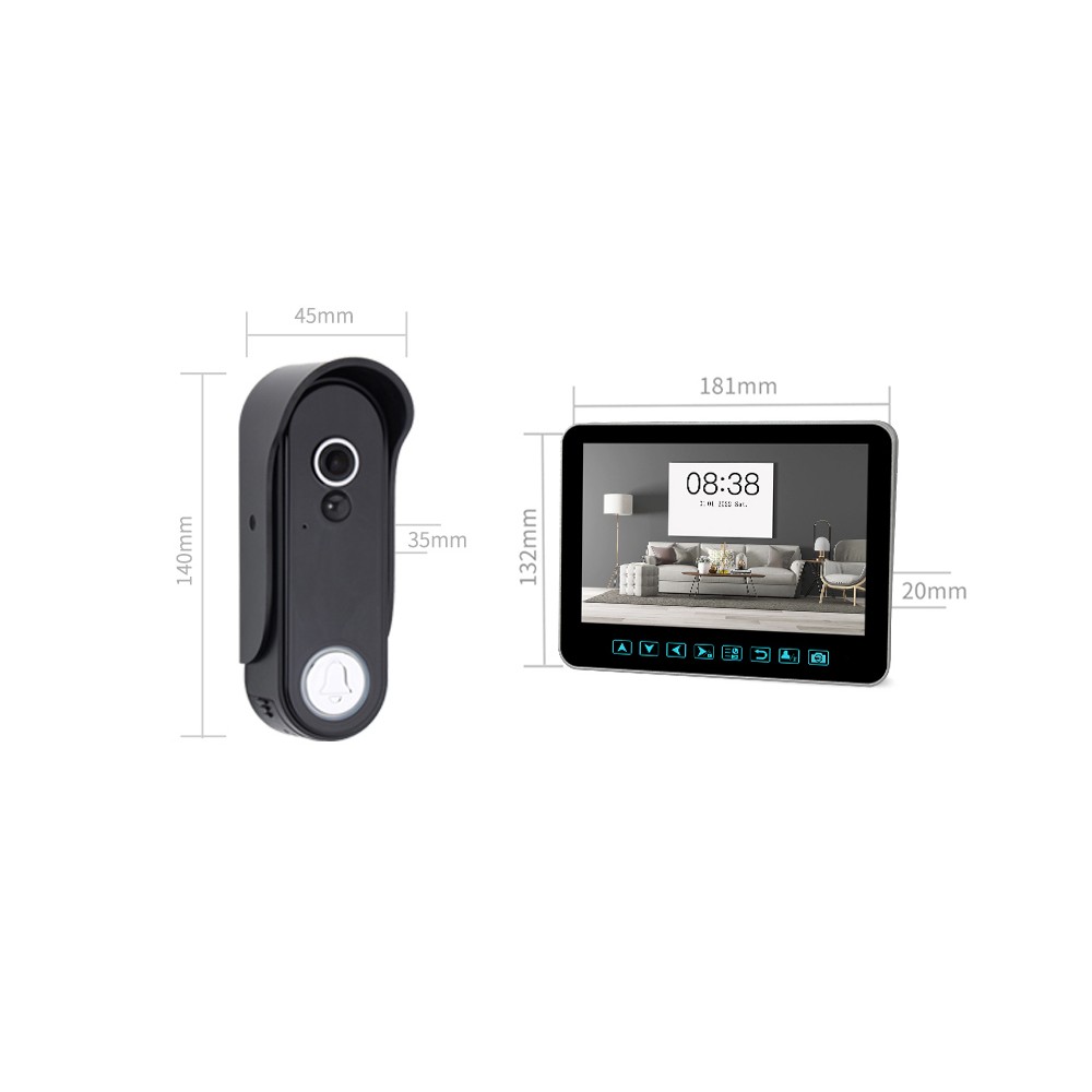 Kit Vídeo Porteiro 100% Sem Fios